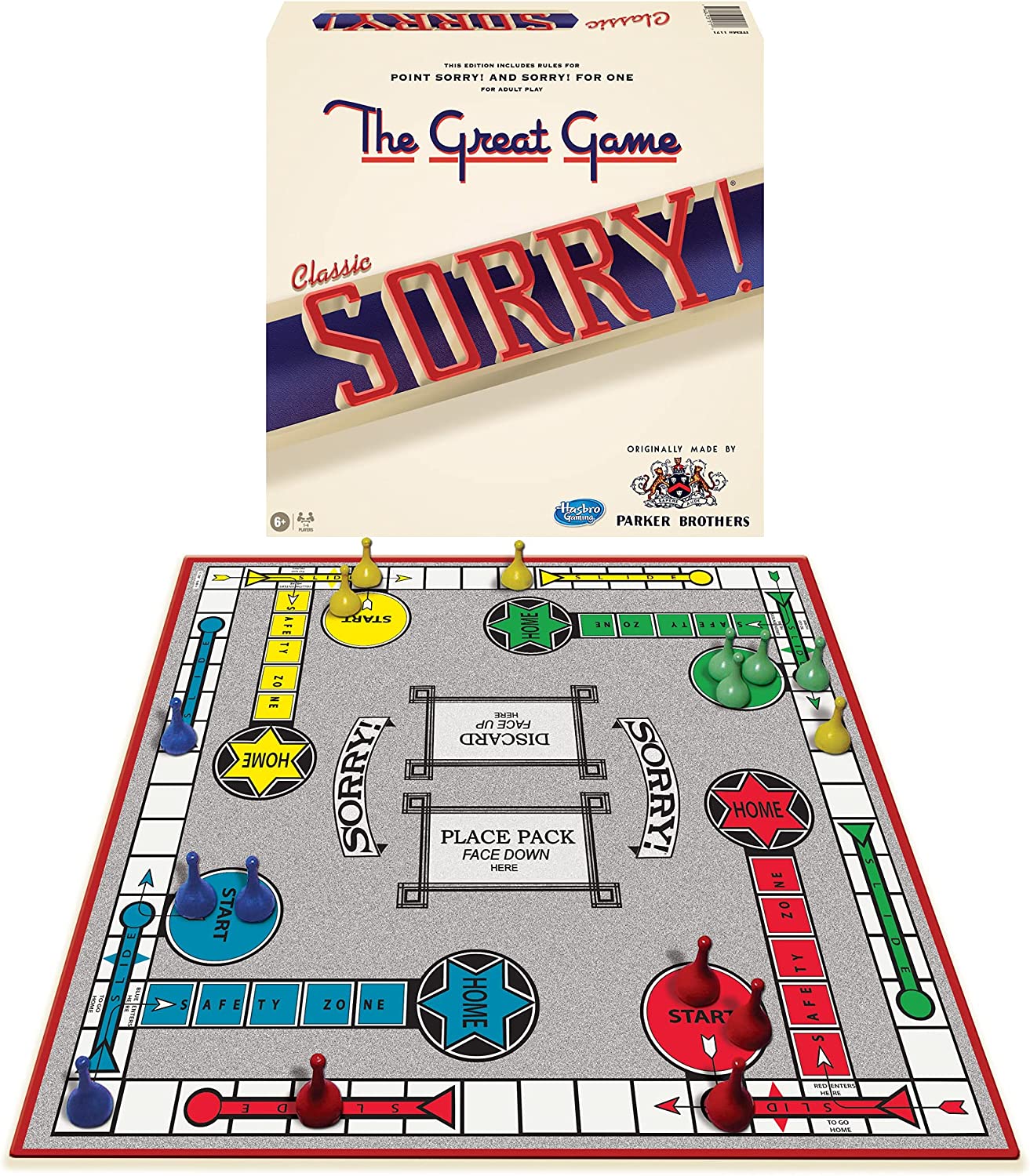 Classic Sorry | Black Moon Games 267 Plainfield Rd W. Lebanon, NH 03784 ...