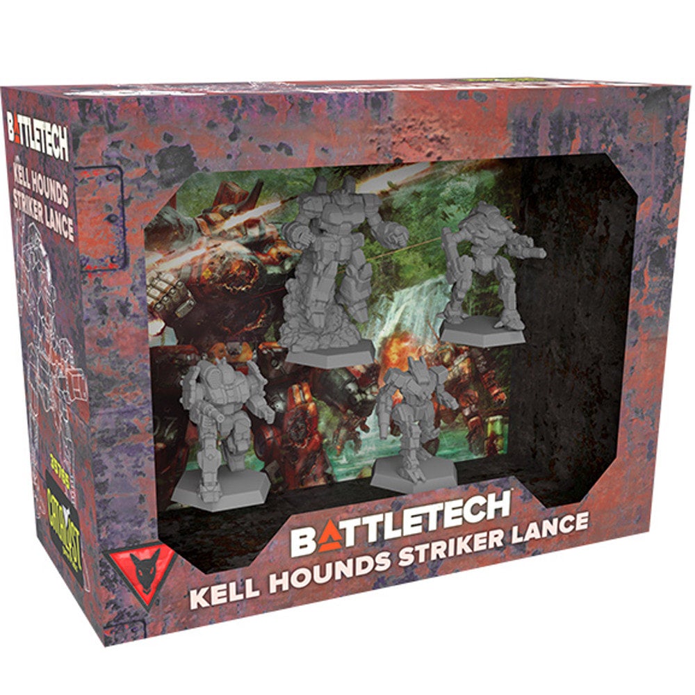 Battletech Kell Hounds Striker Lance Force Pack | Black Moon Games 267 ...